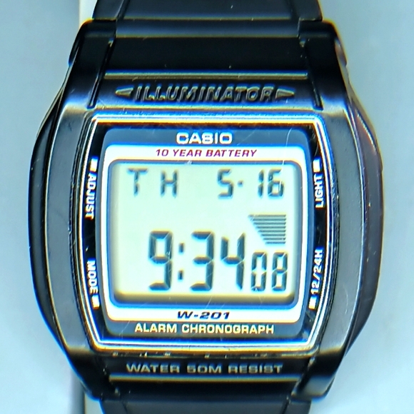 Casio | Accessories | Casio Mens Digital W2 Alarm Chronograph Day Date ...